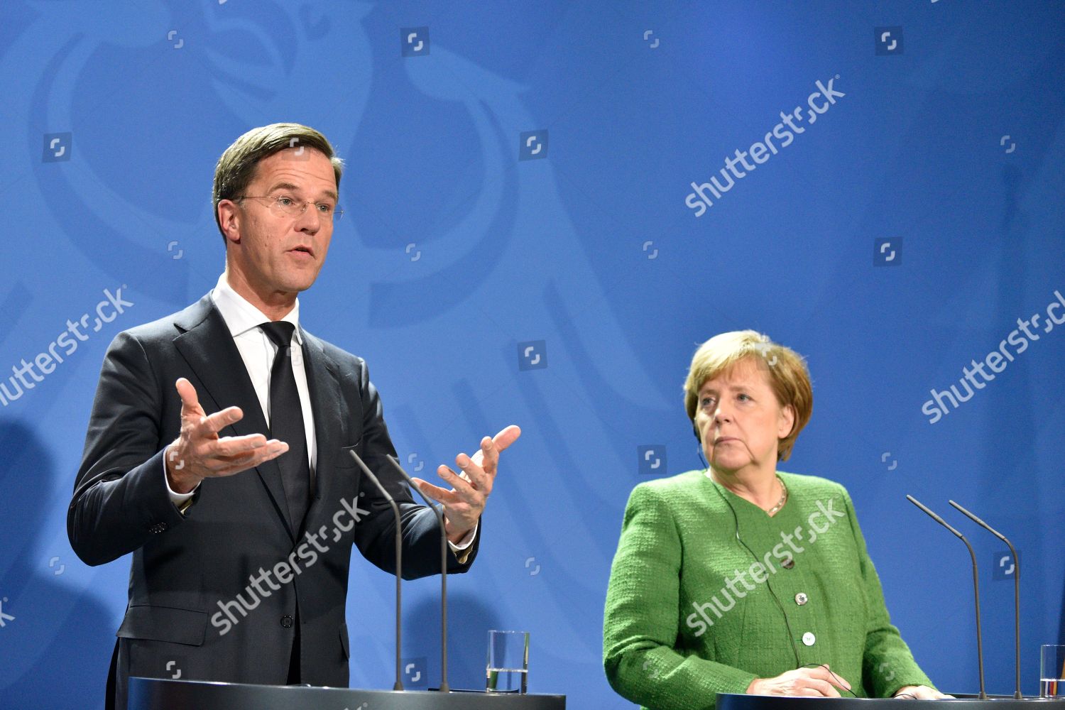 Angela Merkel Mark Rutte Editorial Stock Photo - Stock Image | Shutterstock