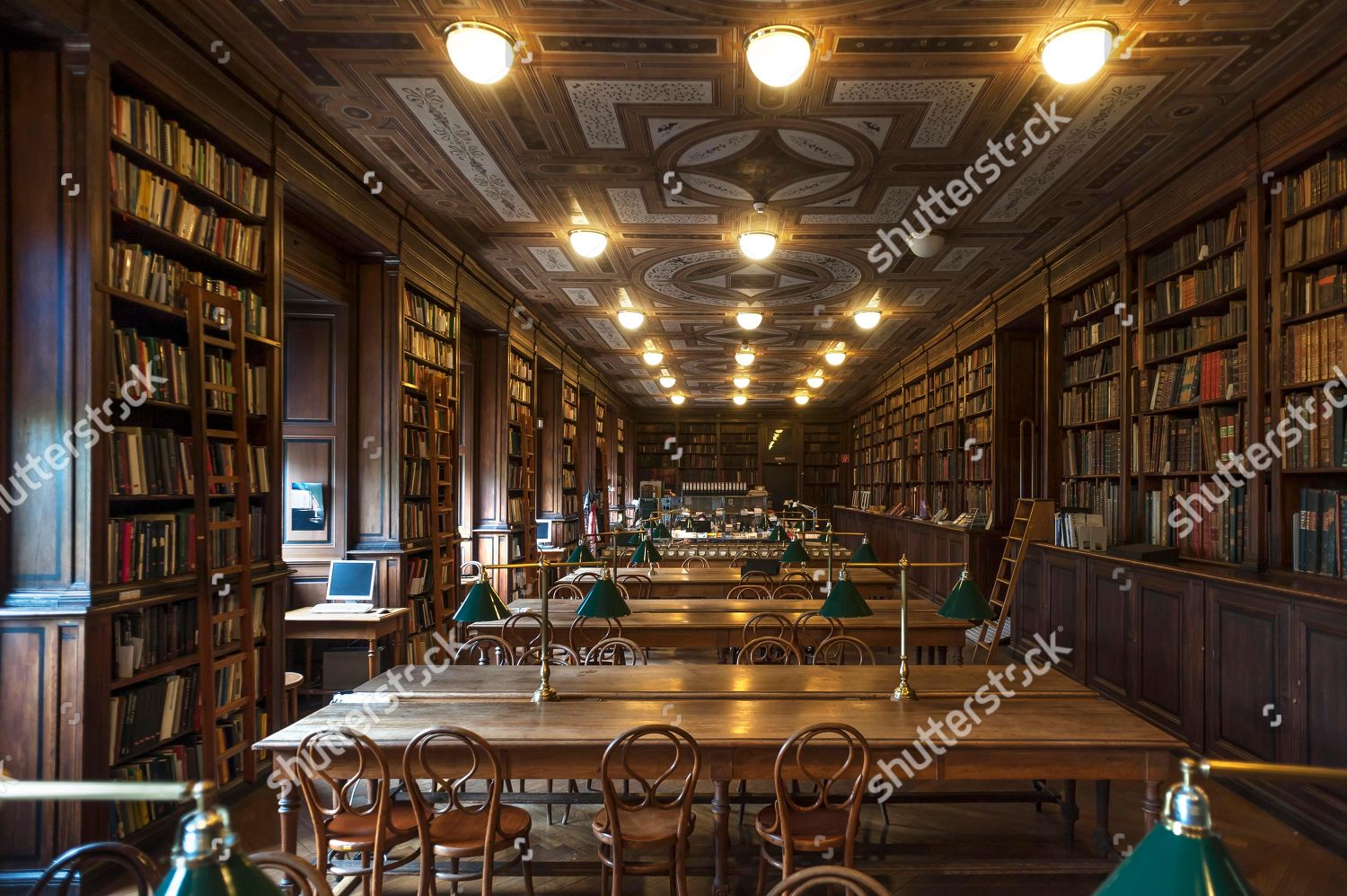 University Library Reading Room Schillerplatz Vienna Editorial Stock ...