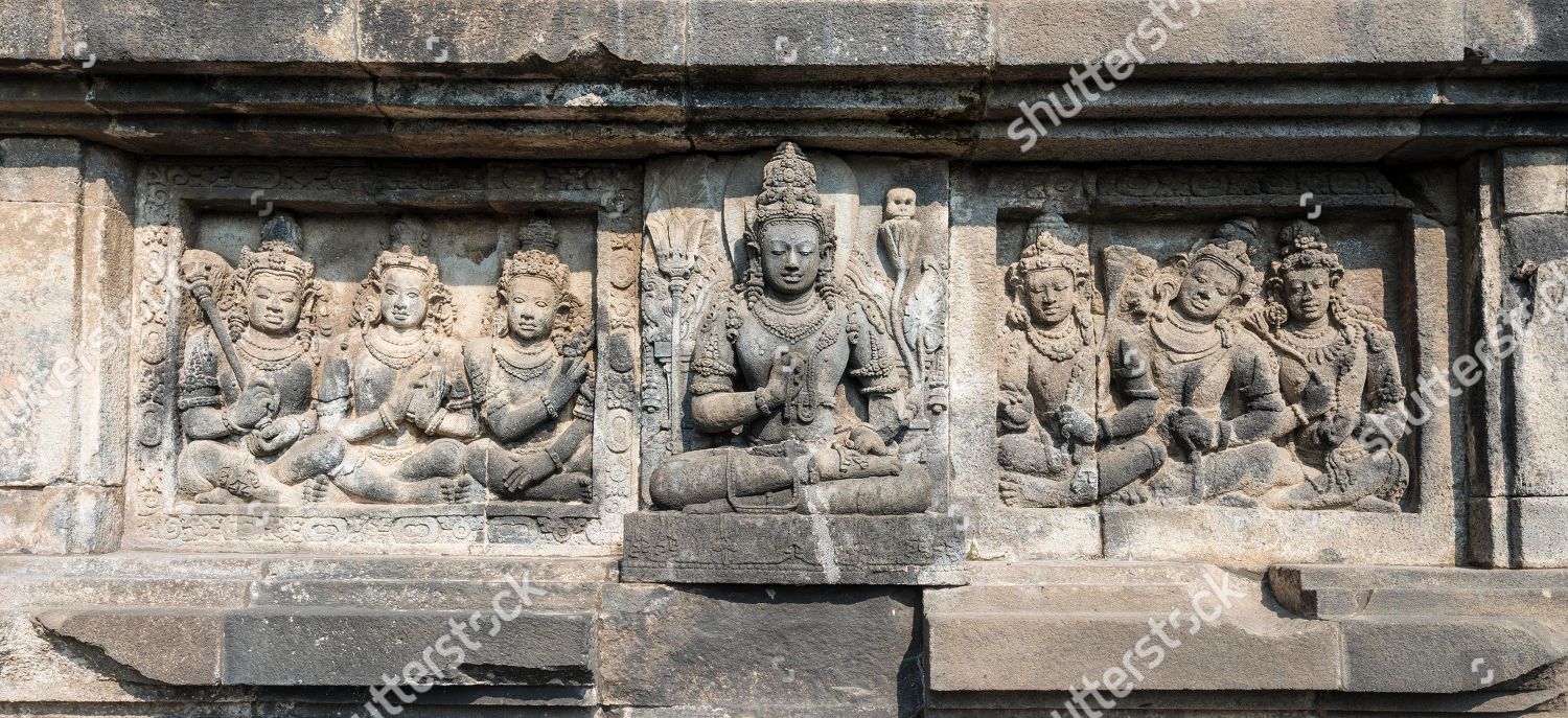 Relief Prambanan Temple Kecamatan Prambanan Daerah Editorial Stock ...