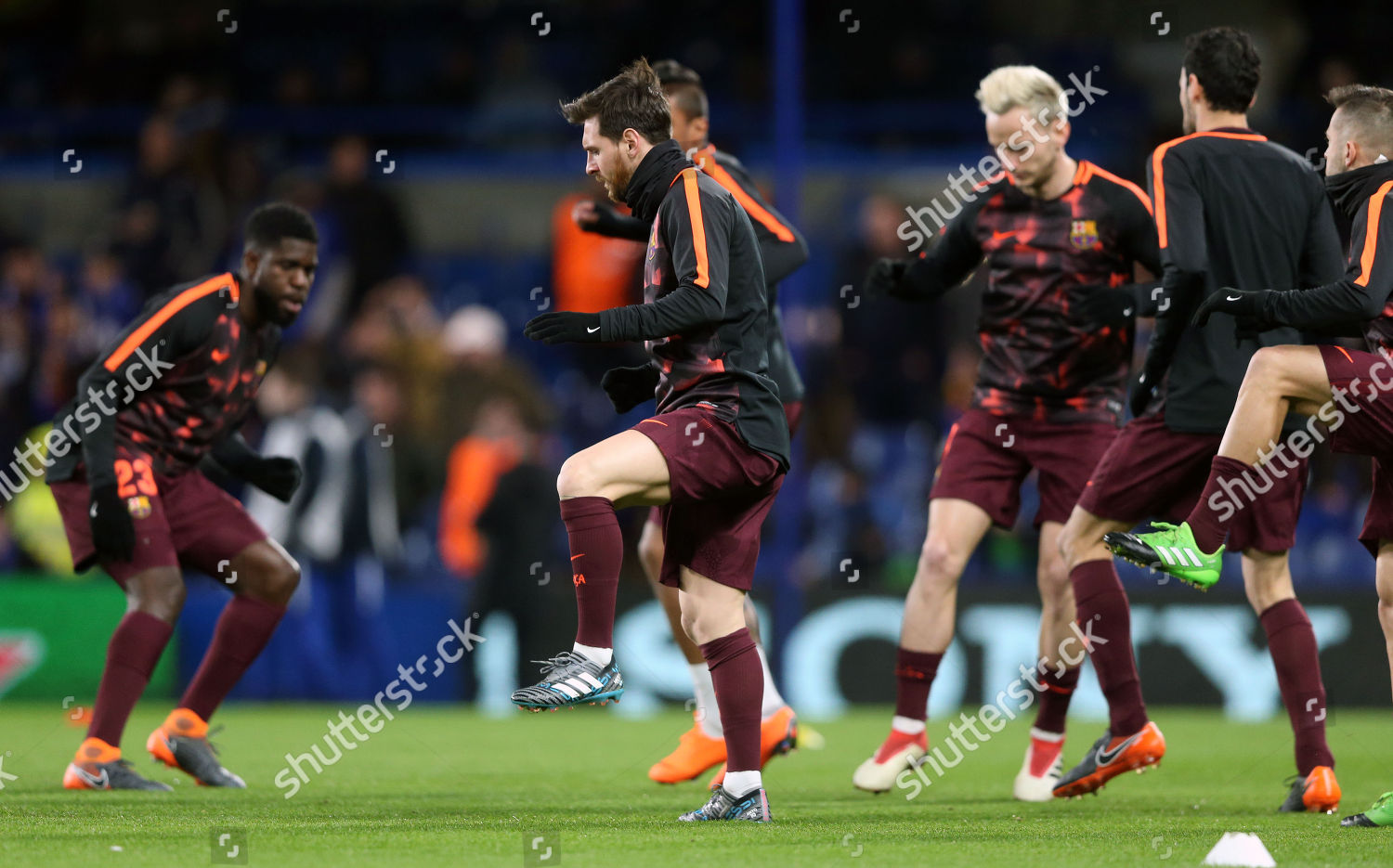 Lionel Messi Barcelona Stretches Editorial Stock Photo - Stock Image ...