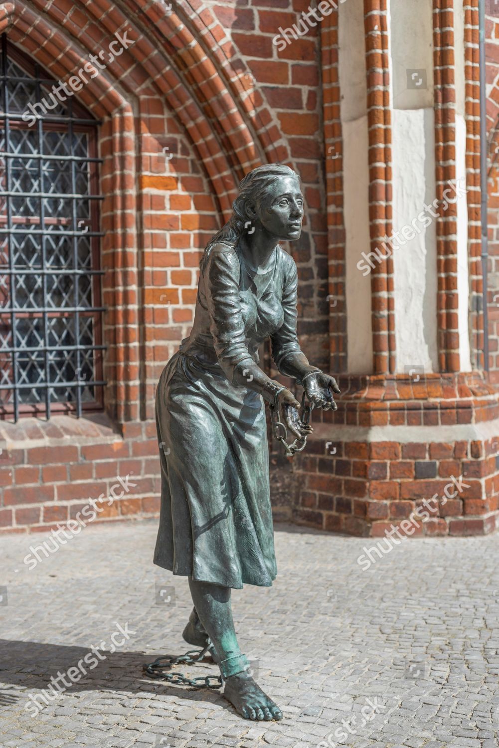 Sculpture Grete Minde Town Hall Tangermuende Editorial Stock Photo ...