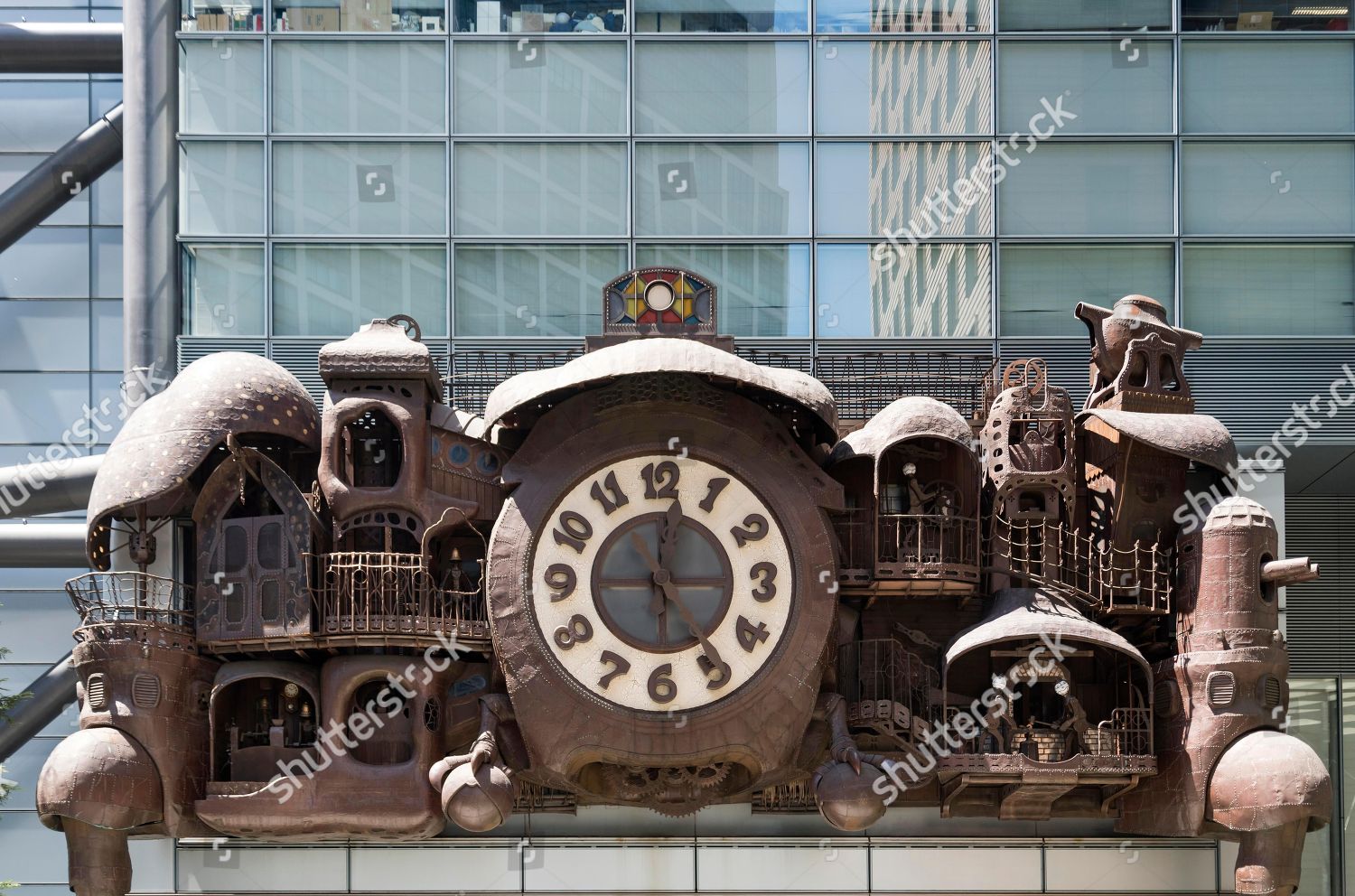 Nitele Really Big Clock Steampunk Clock Editorial Stock Photo - Stock ...