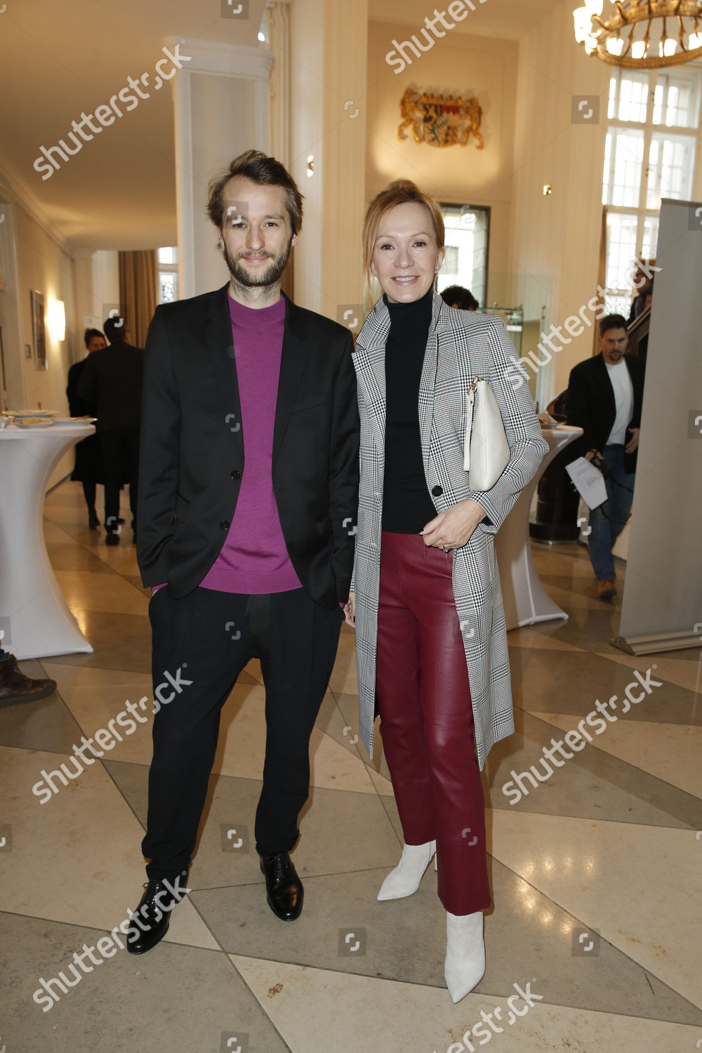 Katja Flint Sohn Oscar Lauterbach Editorial Stock Photo - Stock Image ...