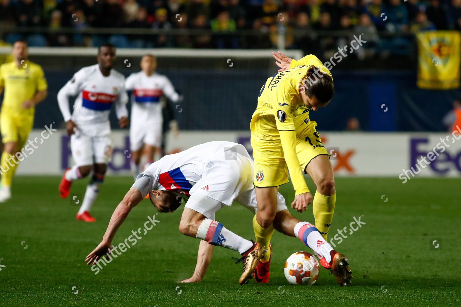 Morel Olympique Lyonnais Enes Unal Villarreal Editorial Stock Photo ...