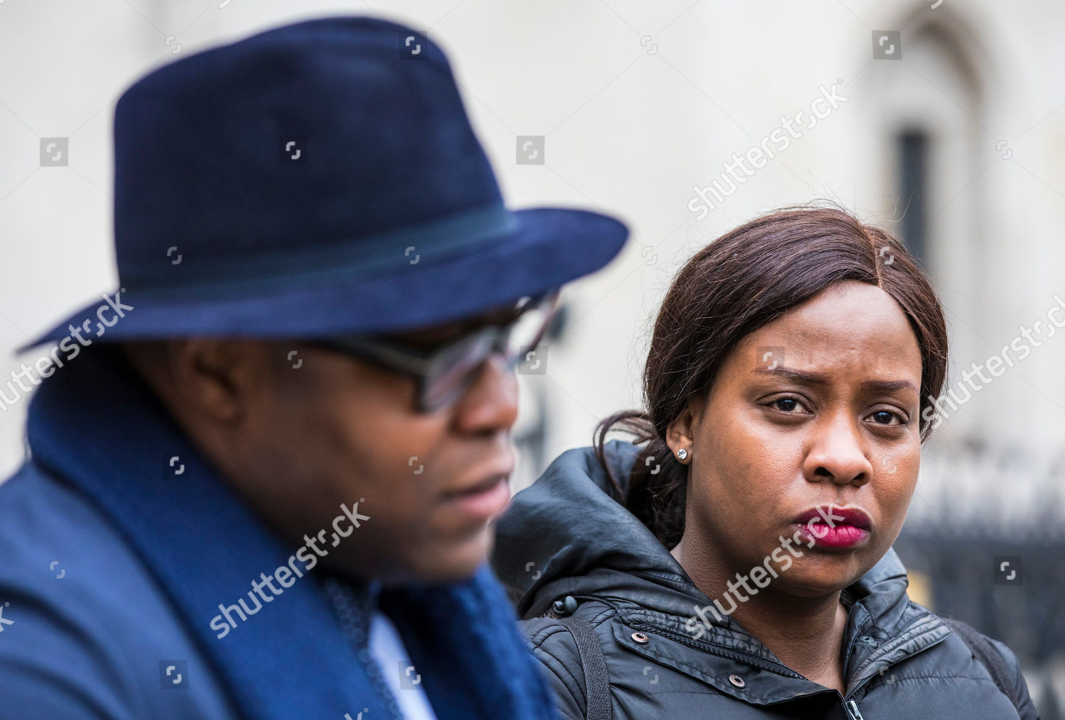 Takesha Thomas R Alongside Her Husband Editorial Stock Photo - Stock ...