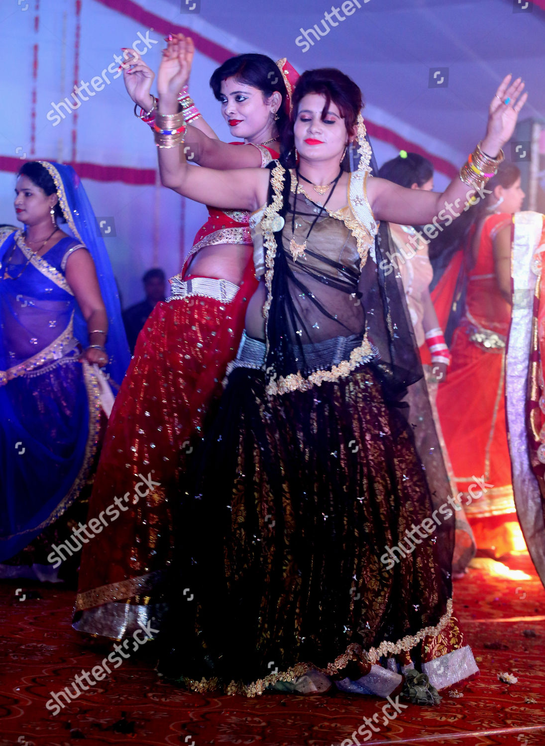 Indian Folkdance Artists Bediya Community Perform Redaktionelles ...