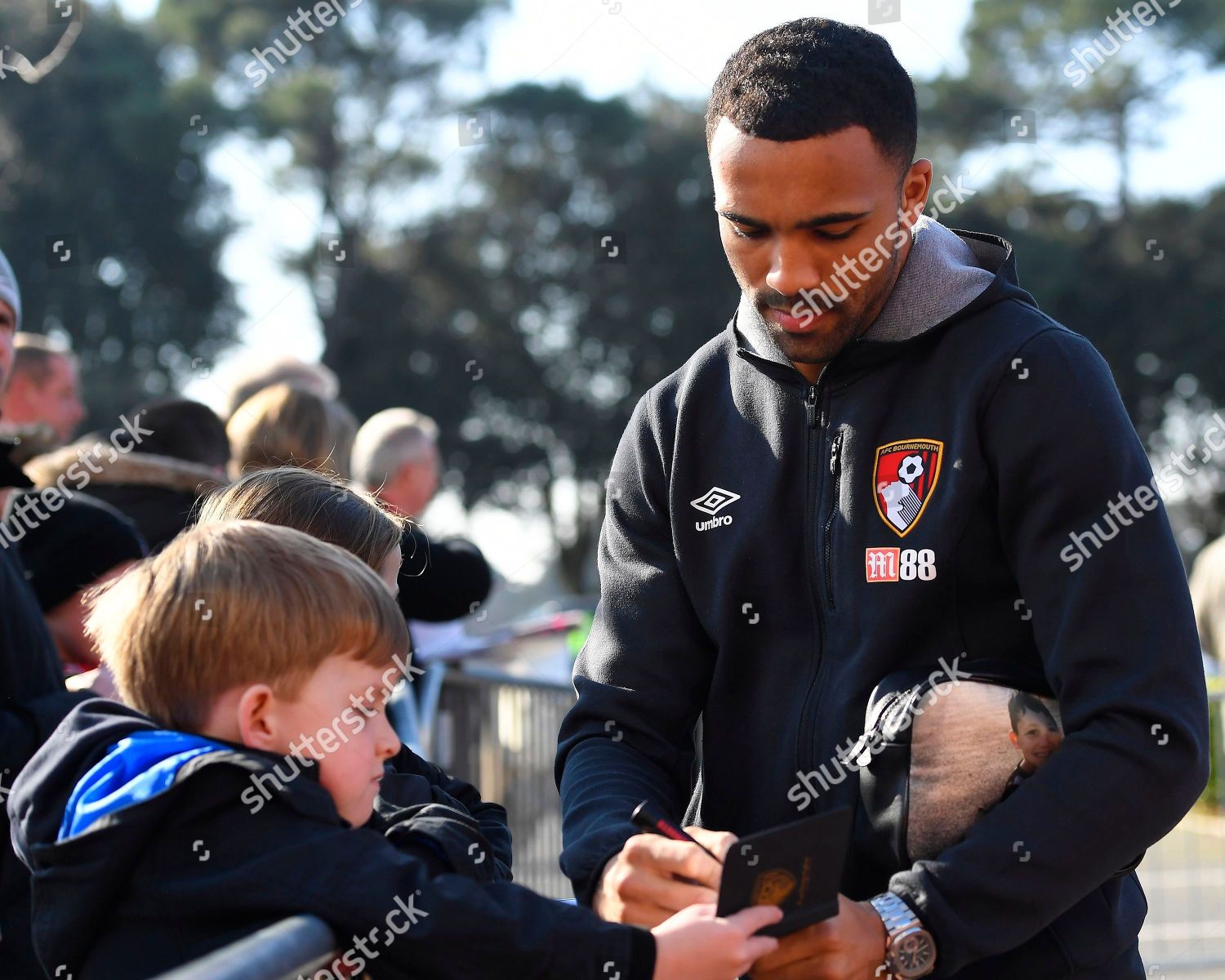 Callum Wilson Afc Bournemouth Signs Autograph Editorial Stock Photo ...