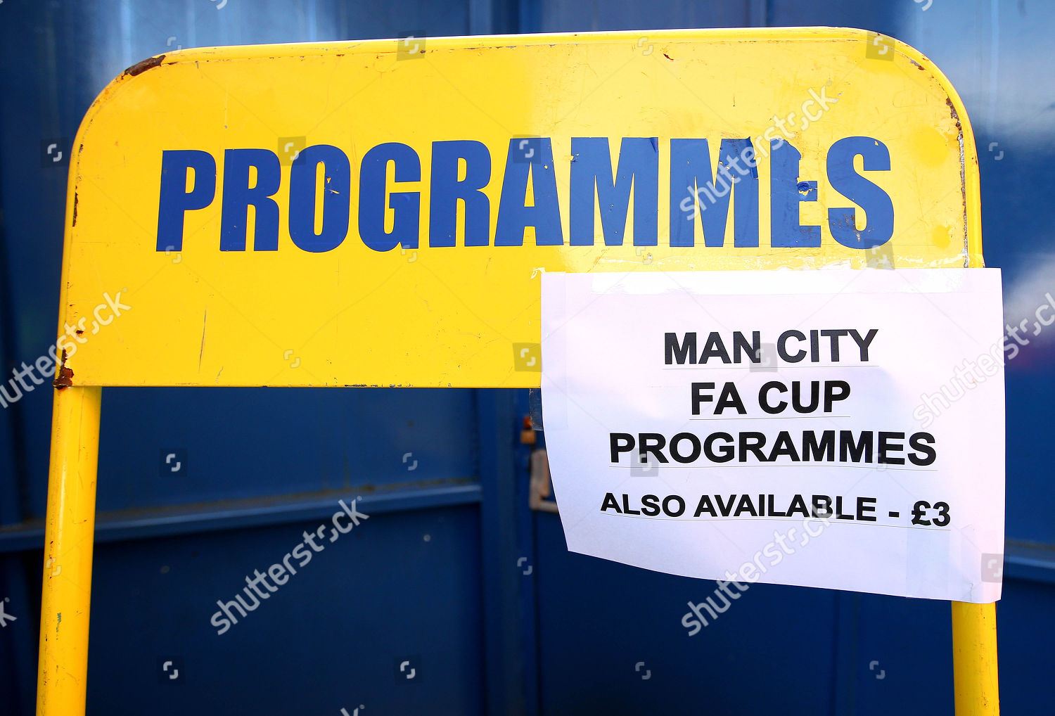 Programme Stall Dw Stadium Still Selling Editorial Stock Photo - Stock ...