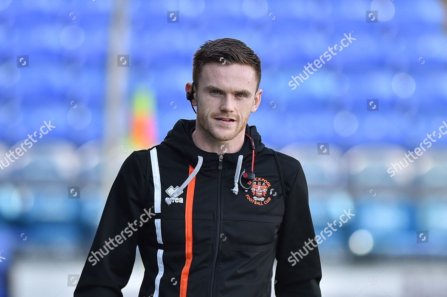 Blackpool Defender Oliver Turton 20 Arrives Editorial Stock Photo ...