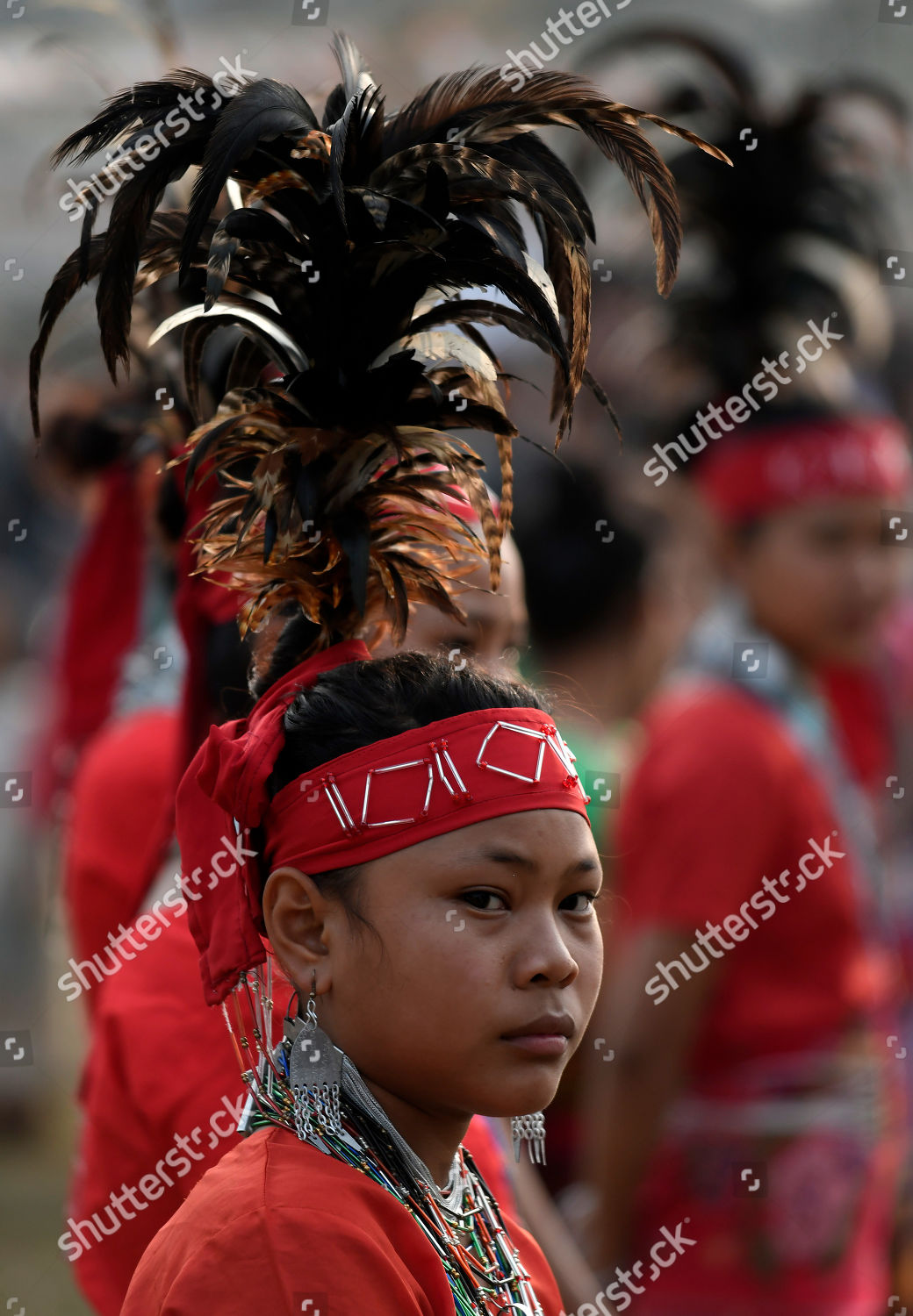 Garo Tribal Girl Wearing Their Traditional Editorial Stock Photo ...