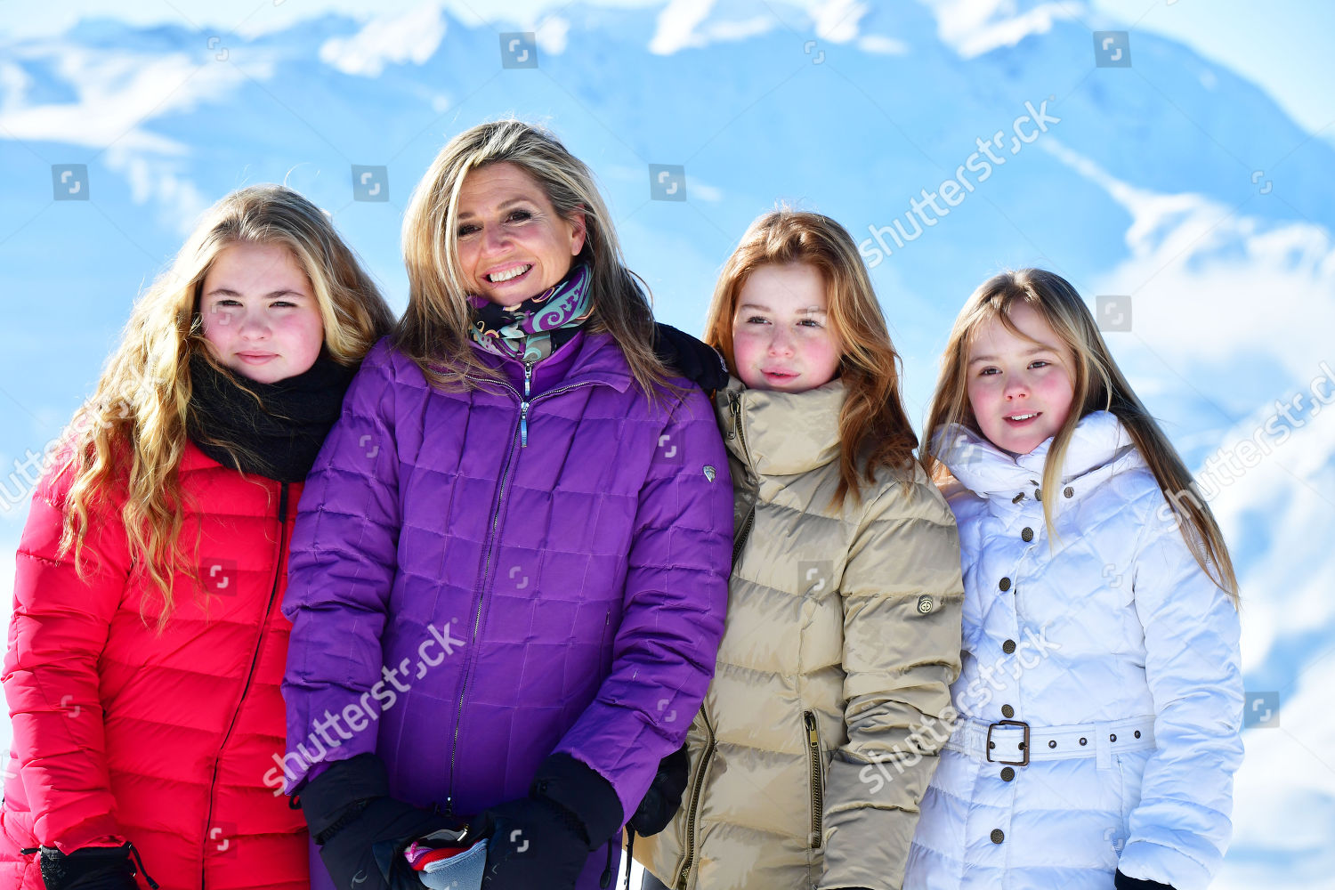 Queen Maxima Daughters Crown Princess Amalia Editorial Stock Photo ...