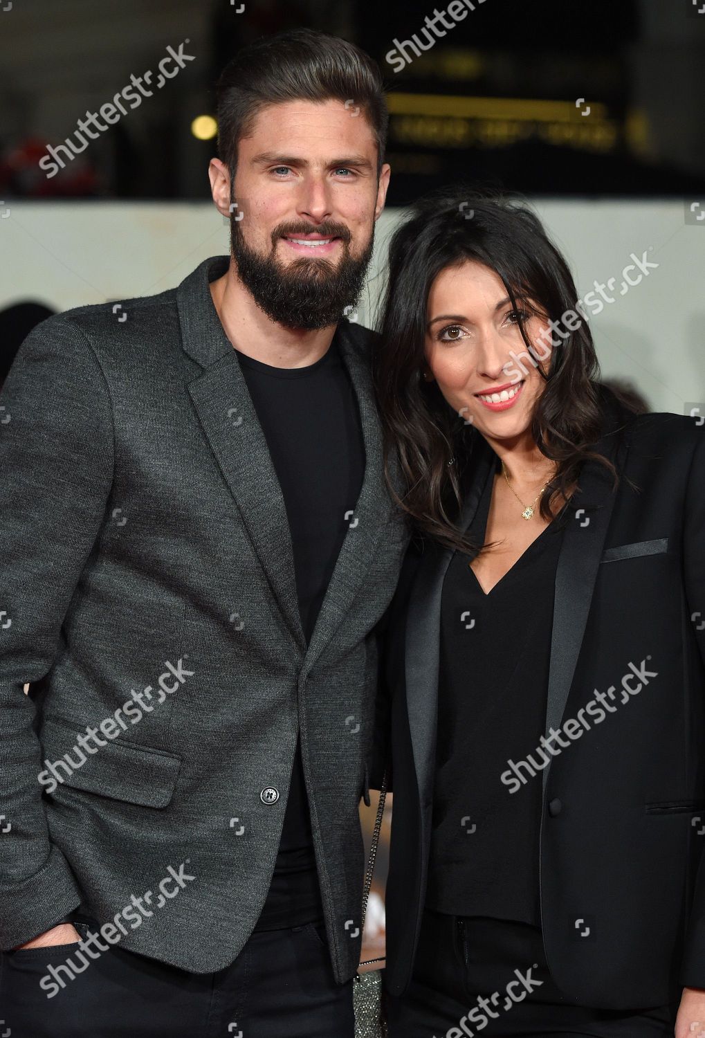 Olivier Giroud Jennifer Giroud Editorial Stock Photo - Stock Image ...