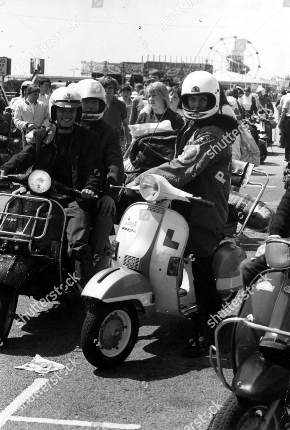 Mods On Vespas Editorial Stock Photo - Stock Image | Shutterstock