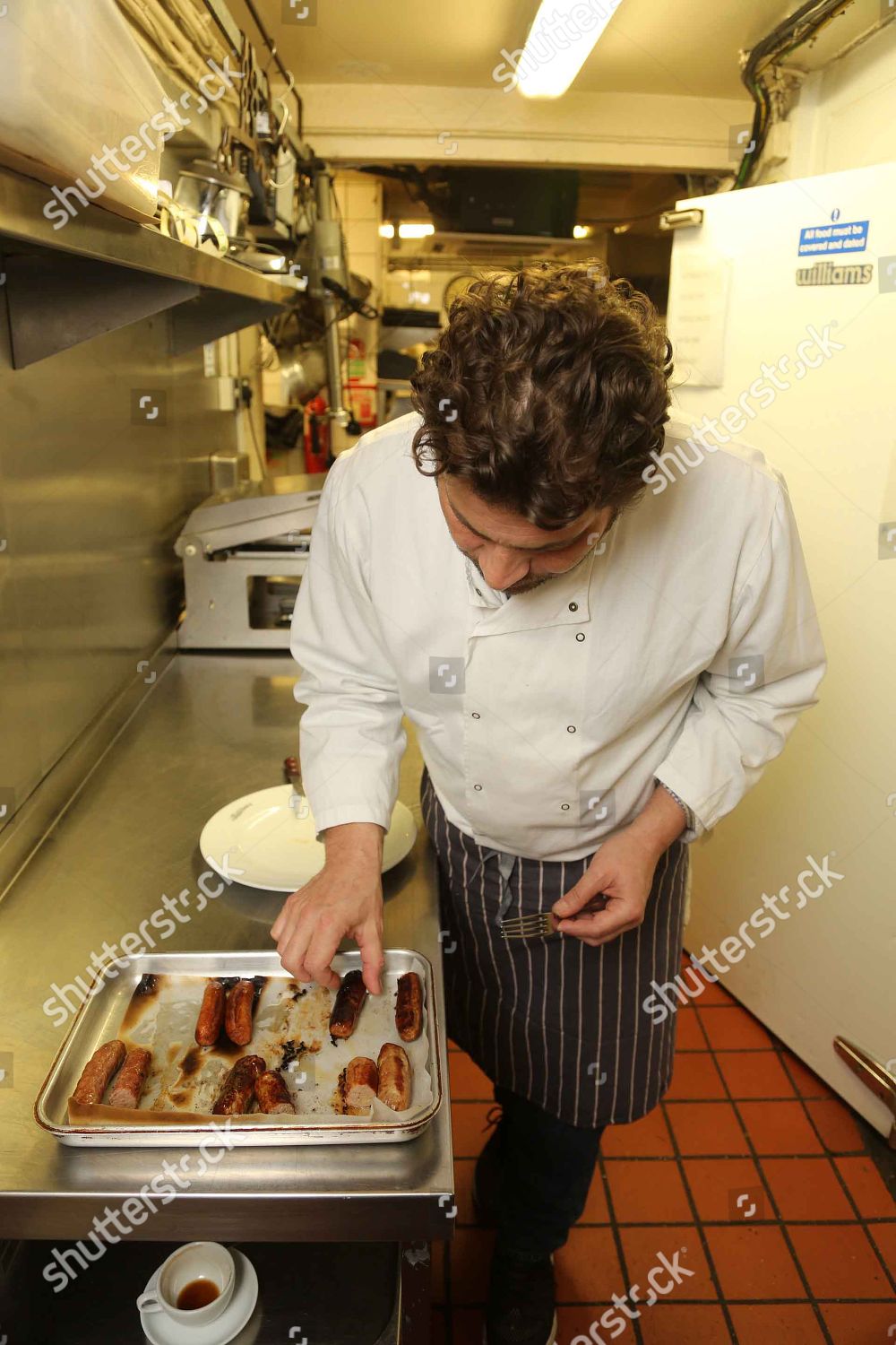 Chef Ed Baines Tests Porky Lights Editorial Stock Photo - Stock Image ...