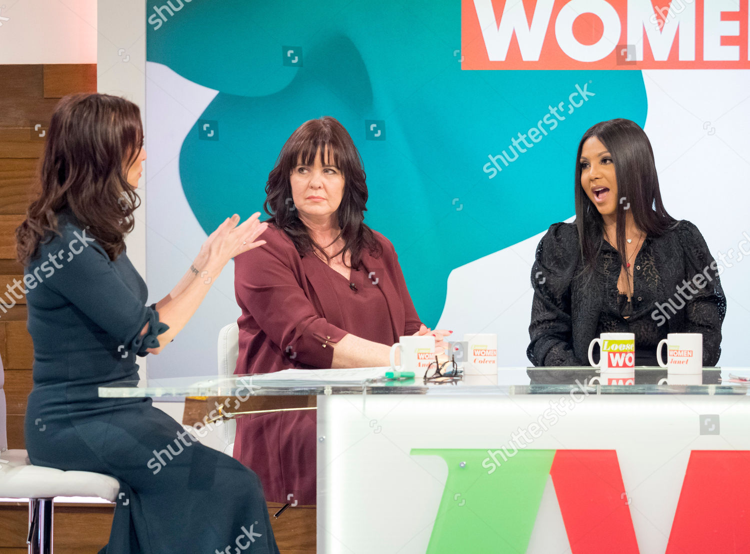 Andrea Mclean Coleen Nolan Toni Braxton Editorial Stock Photo - Stock ...