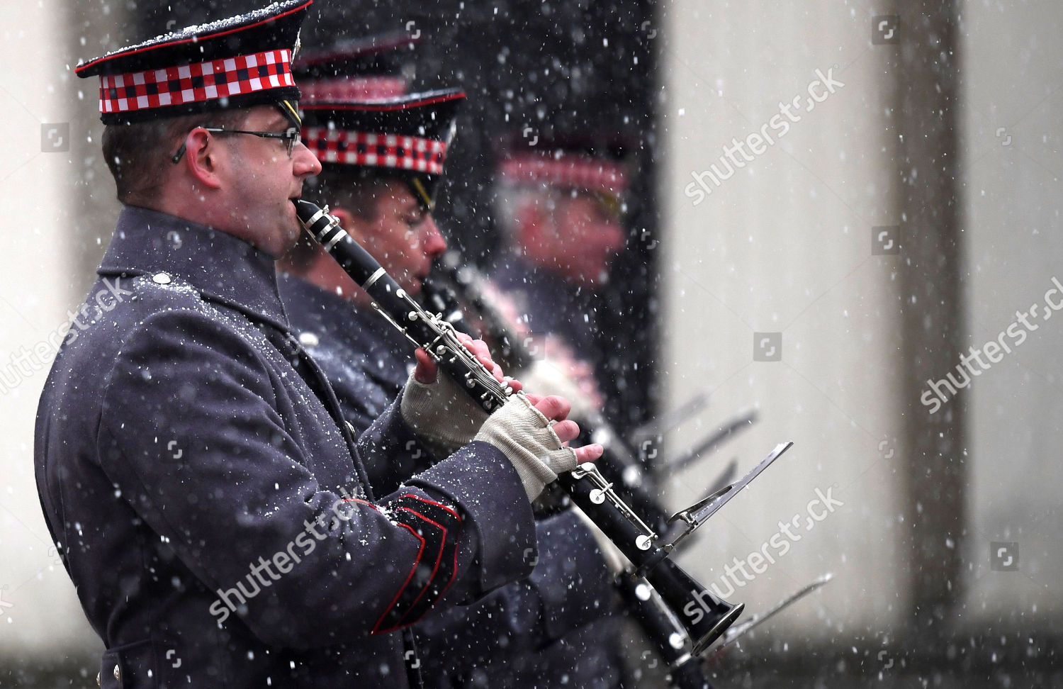 British Army Band Musicians Scots Guards Editorial Stock Photo - Stock ...