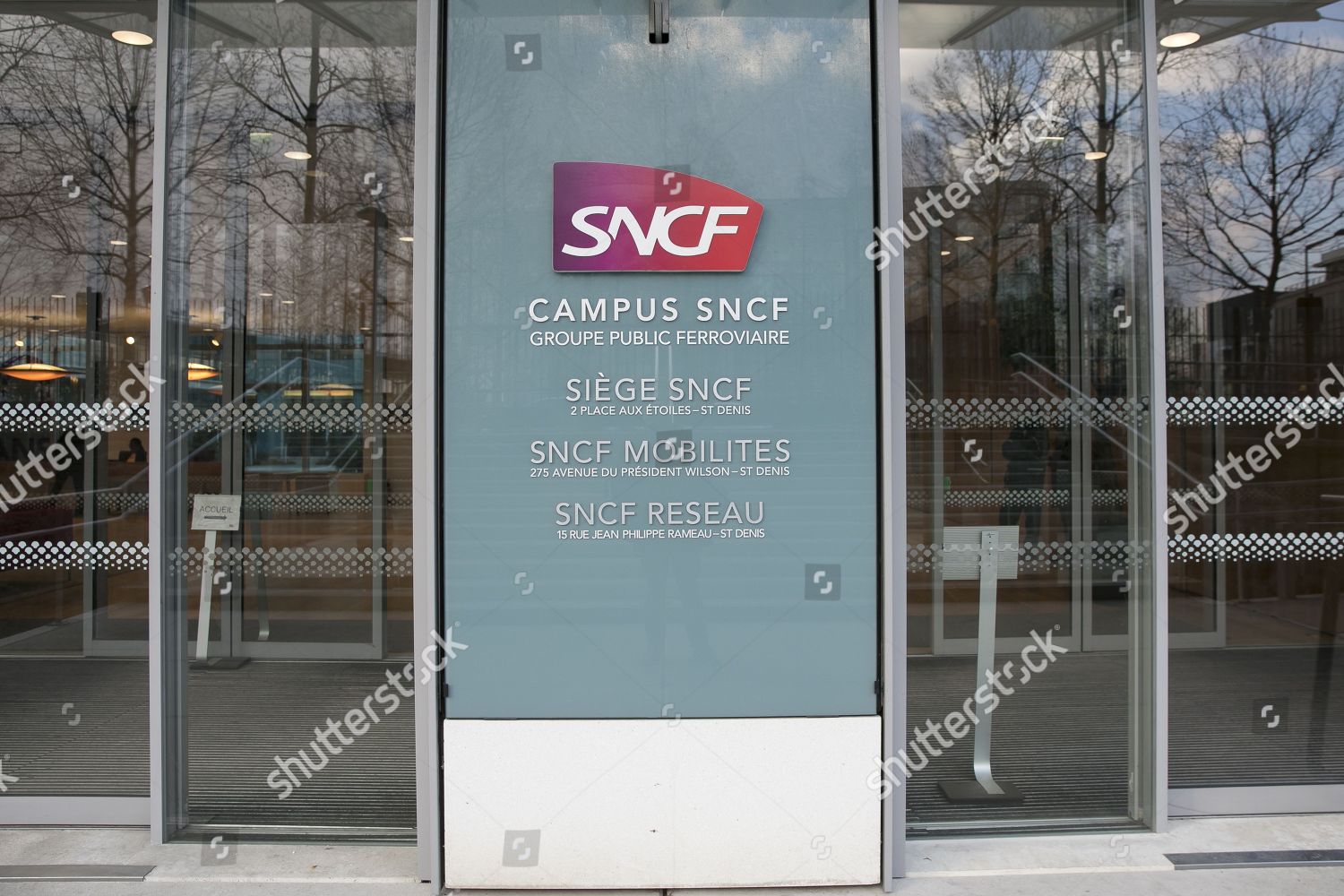 Campus Sncf Headquarters Sncf Group Paris Editorial Stock Photo - Stock ...