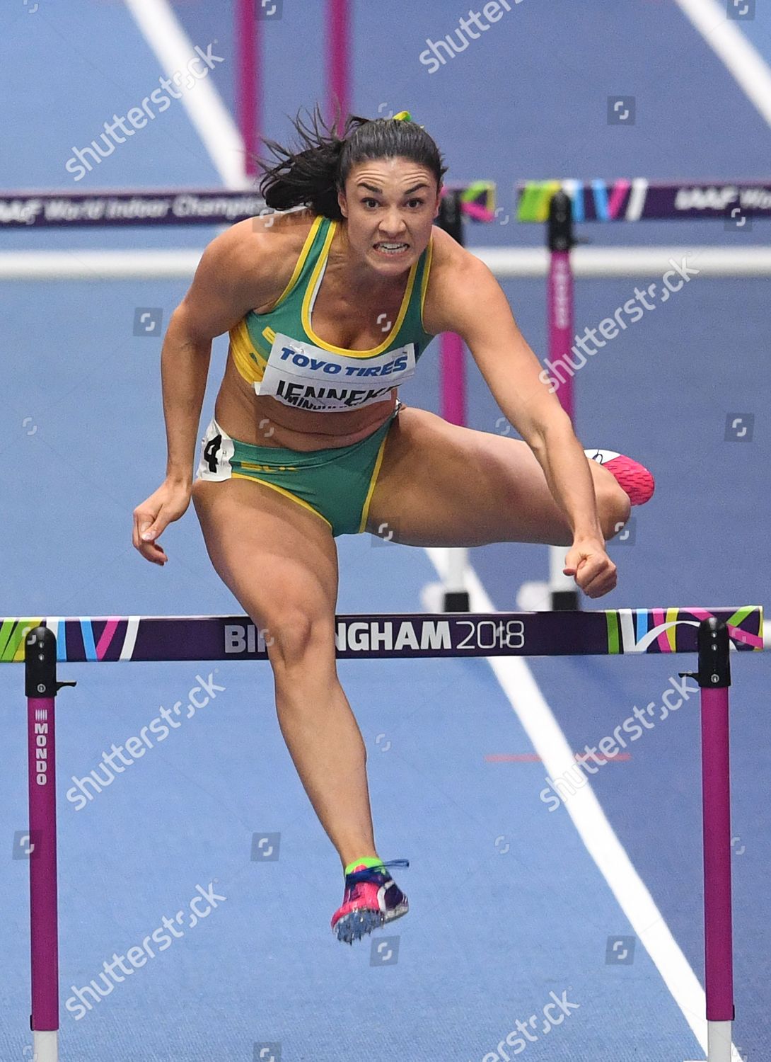 MICHELLE JENNEKE AUSTRALIA ACTION DURING 60 Editorial Stock Photo ...