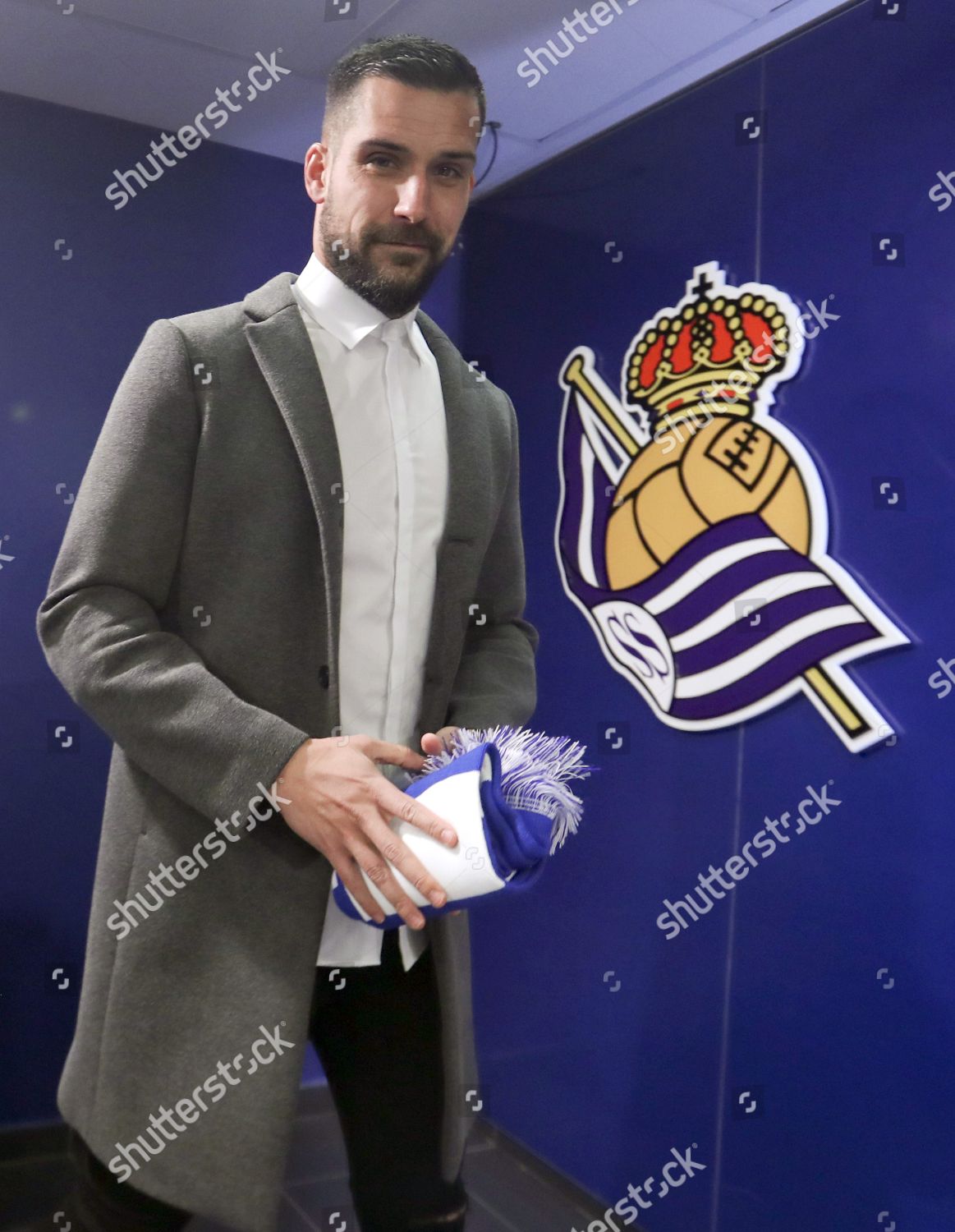 Spanish Goalkeeper Miguel Angel Moya Attends Editorial Stock Photo ...