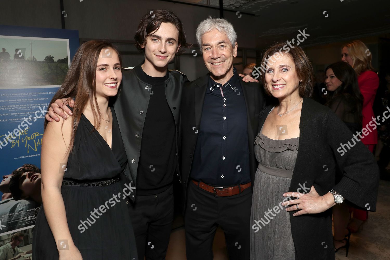Pauline Chalamet Timothee Chalamet Marc Chalamet Editorial Stock Photo ...