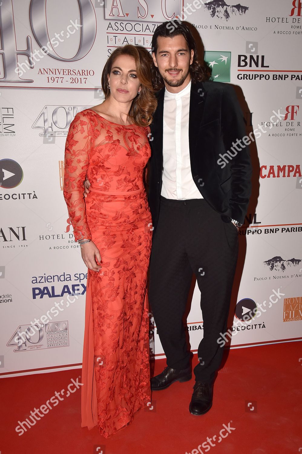 Claudia Gerini Andrea Preti Editorial Stock Photo - Stock Image ...