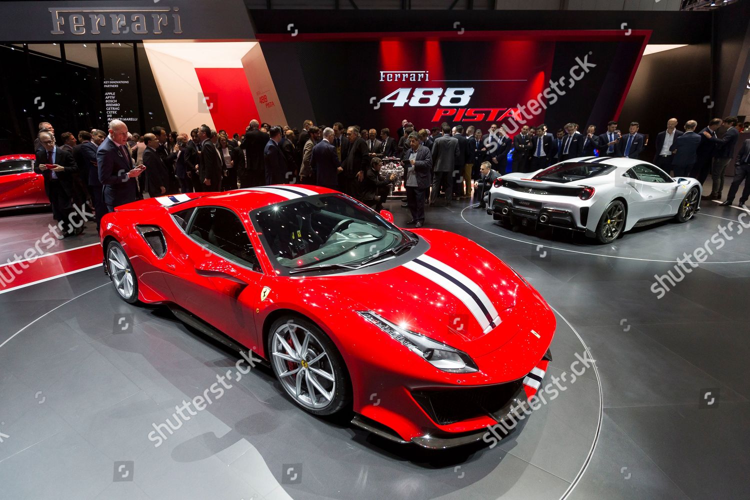 New Ferrari 488 Pista Front Presented Editorial Stock Photo - Stock ...