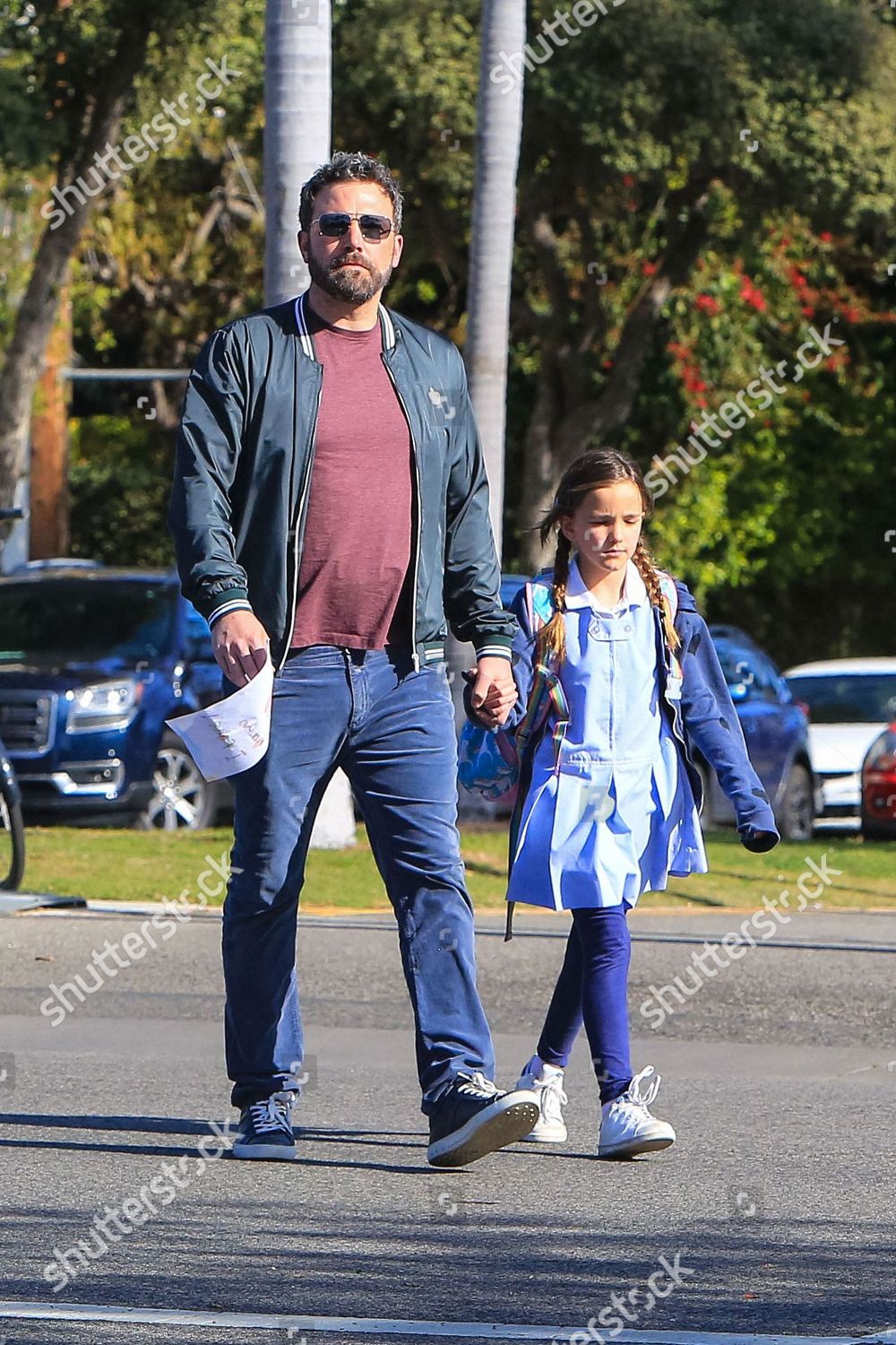 Ben Affleck His Daughter Seraphina Affleck Editorial Stock Photo ...