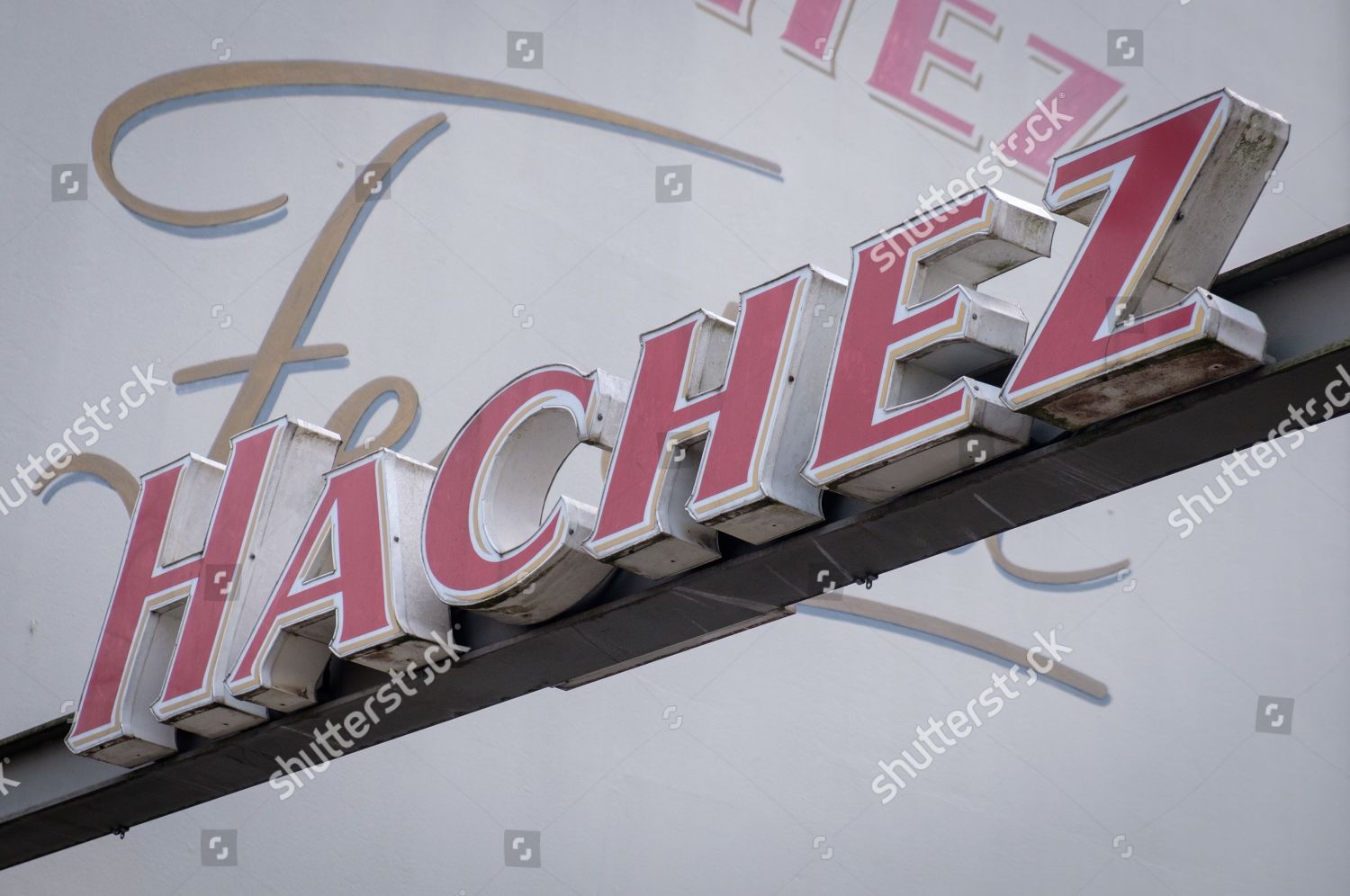 Logo On Main Entrance Hachez Chocolate Editorial Stock Photo - Stock ...