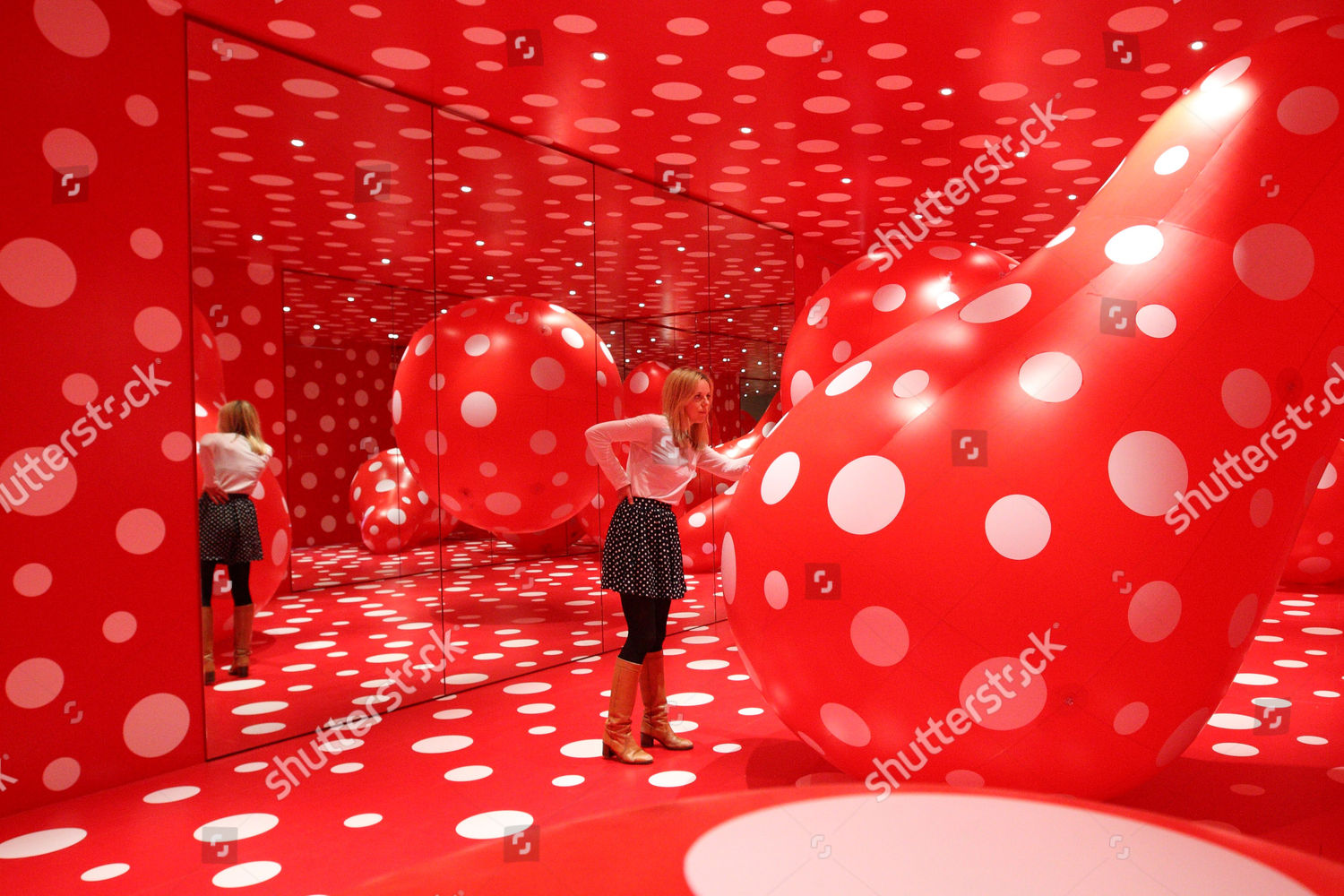Yayoi Kusama Dots Obsession 2004 Editorial Stock Photo - Stock Image ...