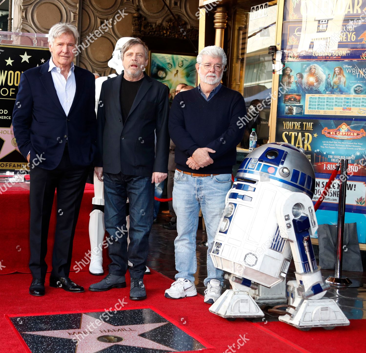 MARK HAMILL HARRISON FORD GEORGE LUCAS Editorial Stock Photo - Stock ...