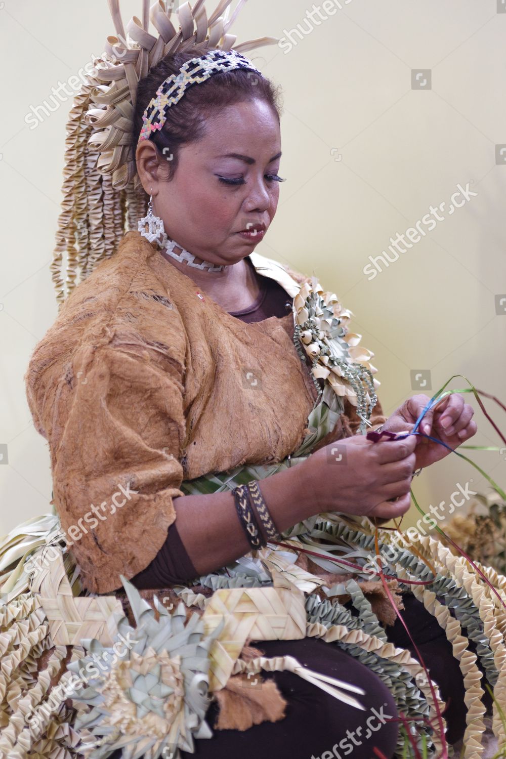 Woman Traditional Costume Baba Nyonya Culture Editorial Stock Photo ...