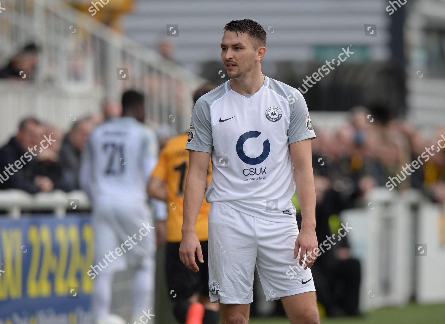 Brett Williams Torquay United During Vanarama Editorial Stock Photo ...