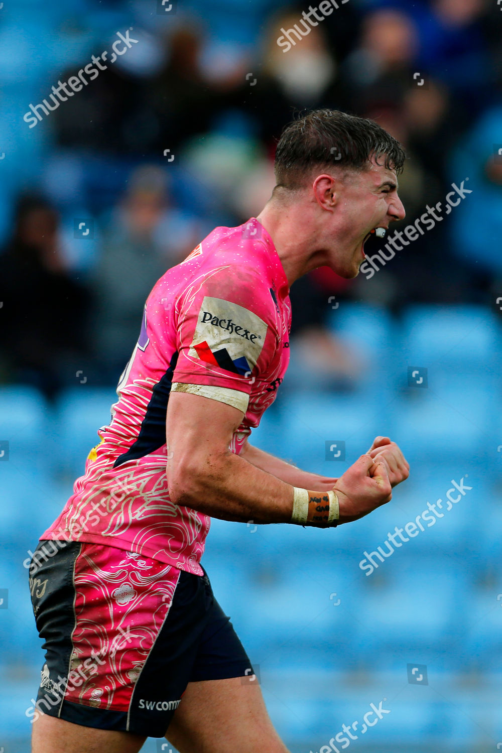 Ollie Devoto Exeter Chiefs Celebrates Win Editorial Stock Photo - Stock ...