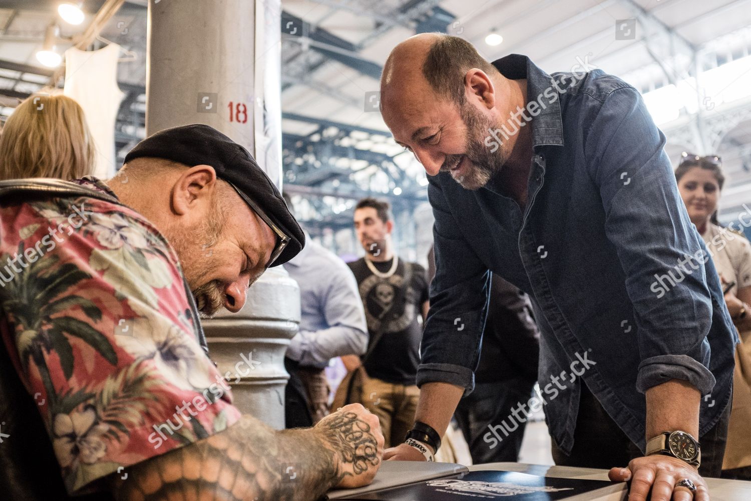 Attendees Paris Tattoo Convention Editorial Stock Photo - Stock Image ...