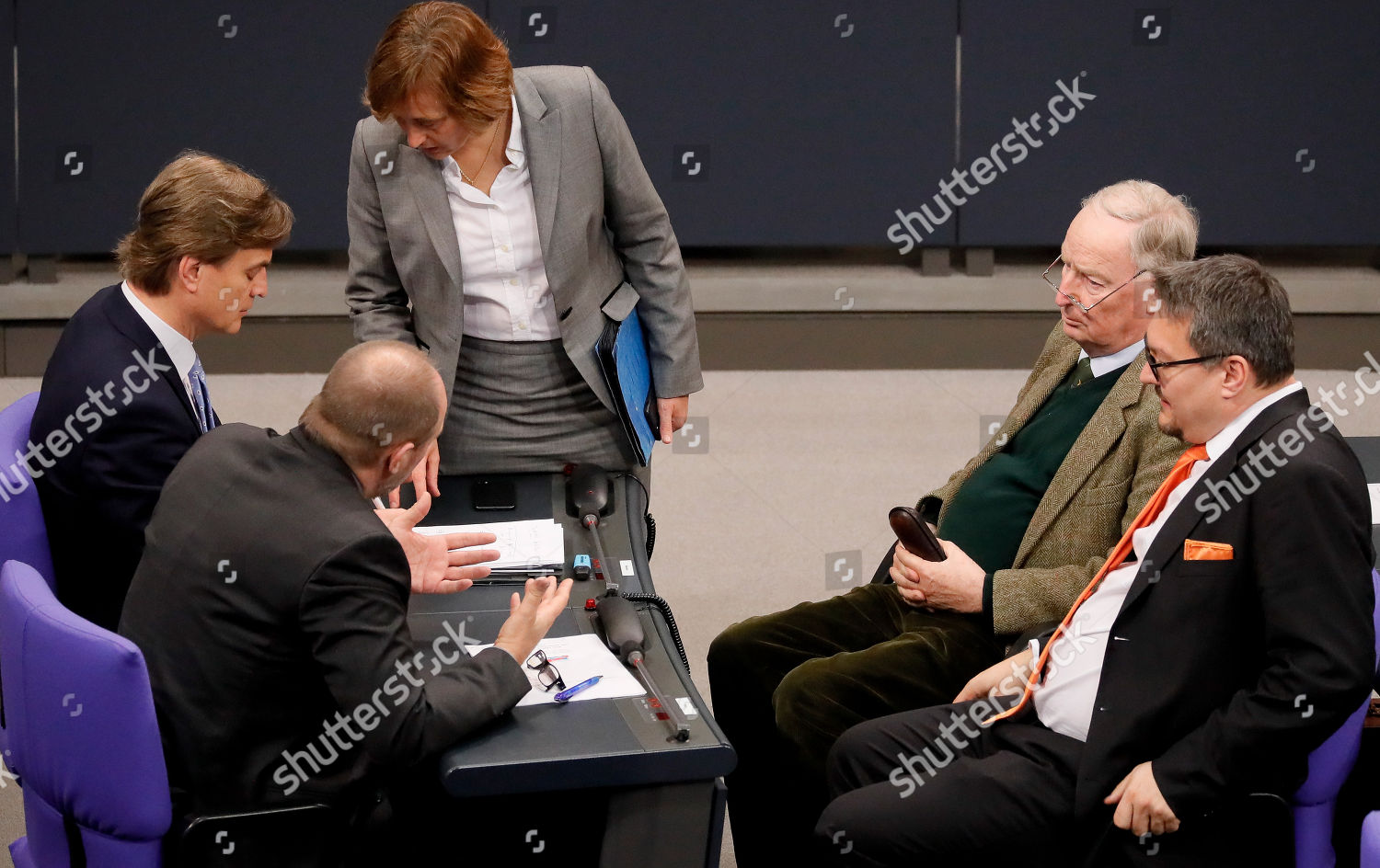 Bernd Baumann L Beatrix Von Storch Editorial Stock Photo - Stock Image ...