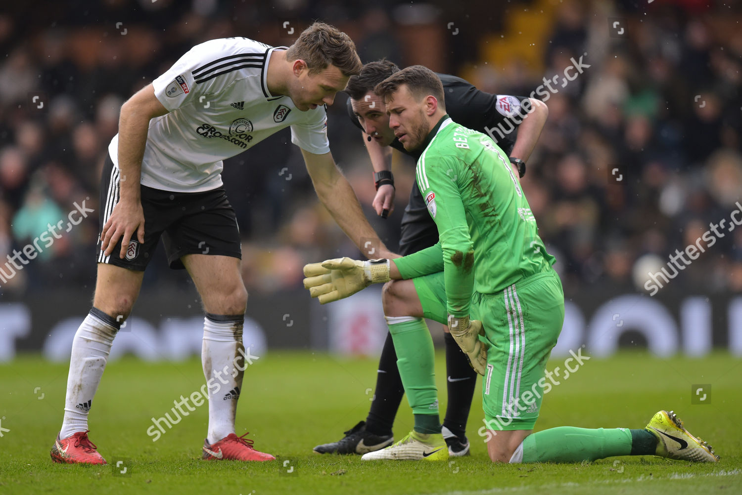 Referee Chris Kavanagh Kevin Mcdonald Check Editorial Stock Photo ...