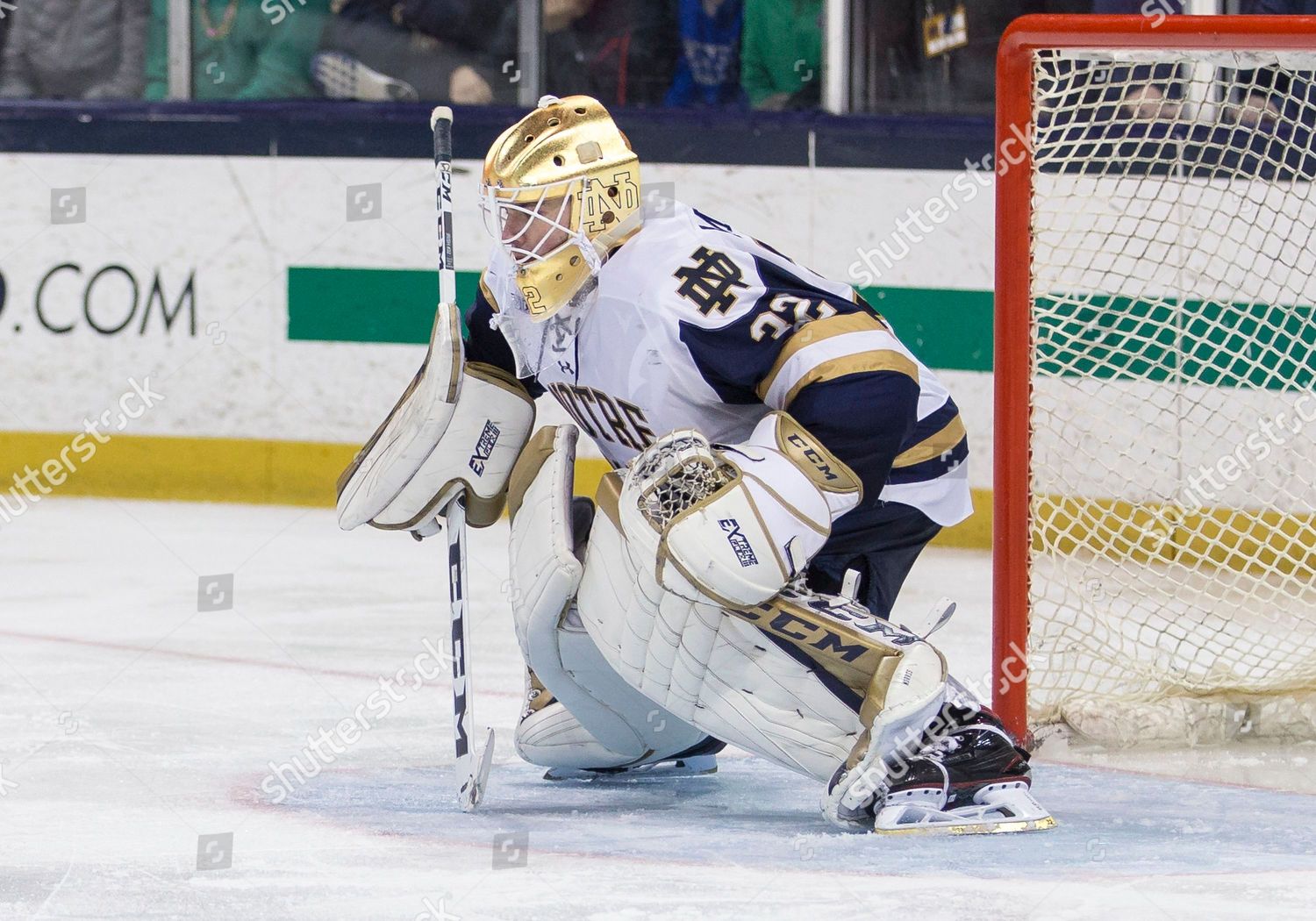 Notre Dame Goaltender Cale Morris 32 Editorial Stock Photo - Stock ...