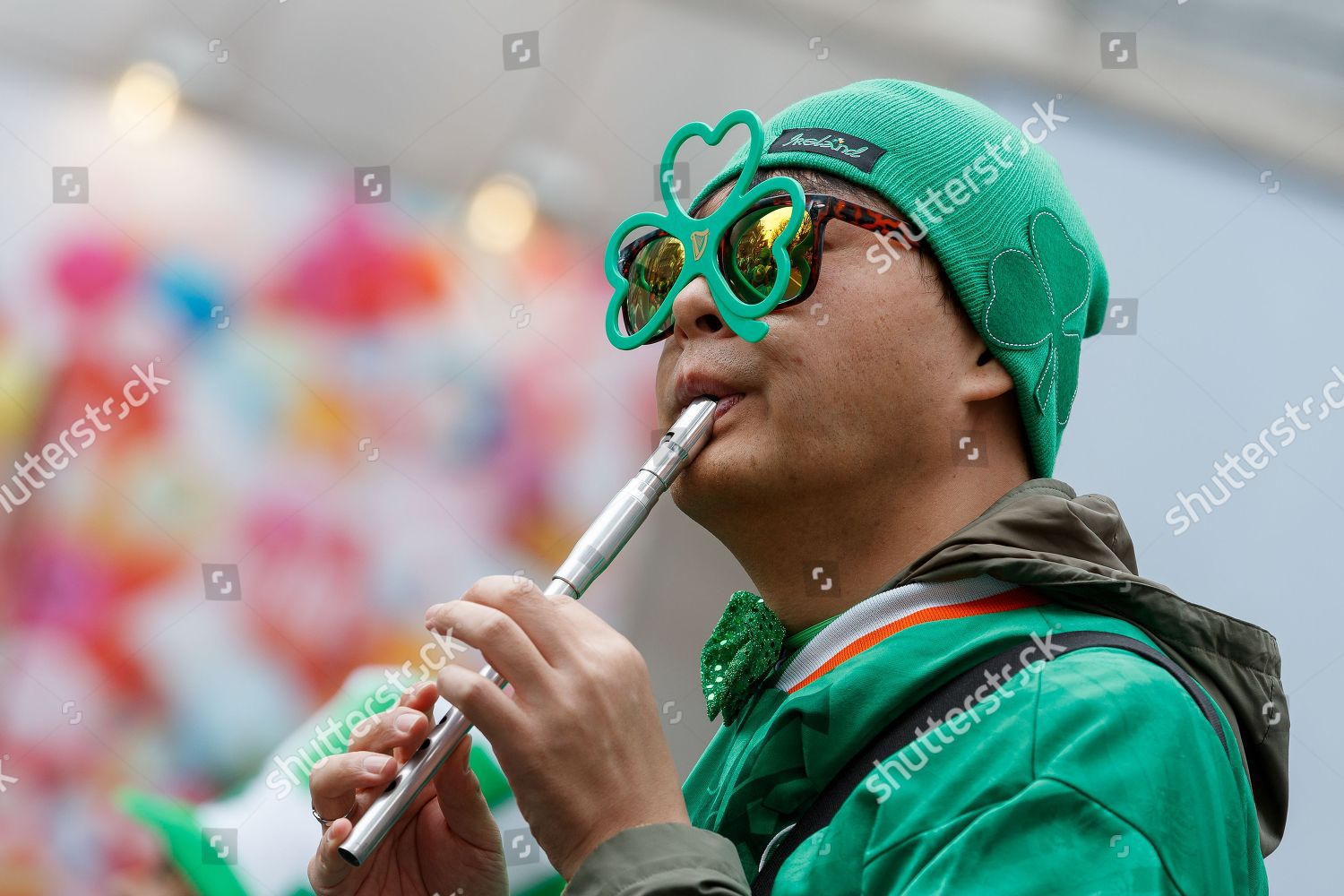 Participants Dressing Green March During St Editorial Stock Photo ...