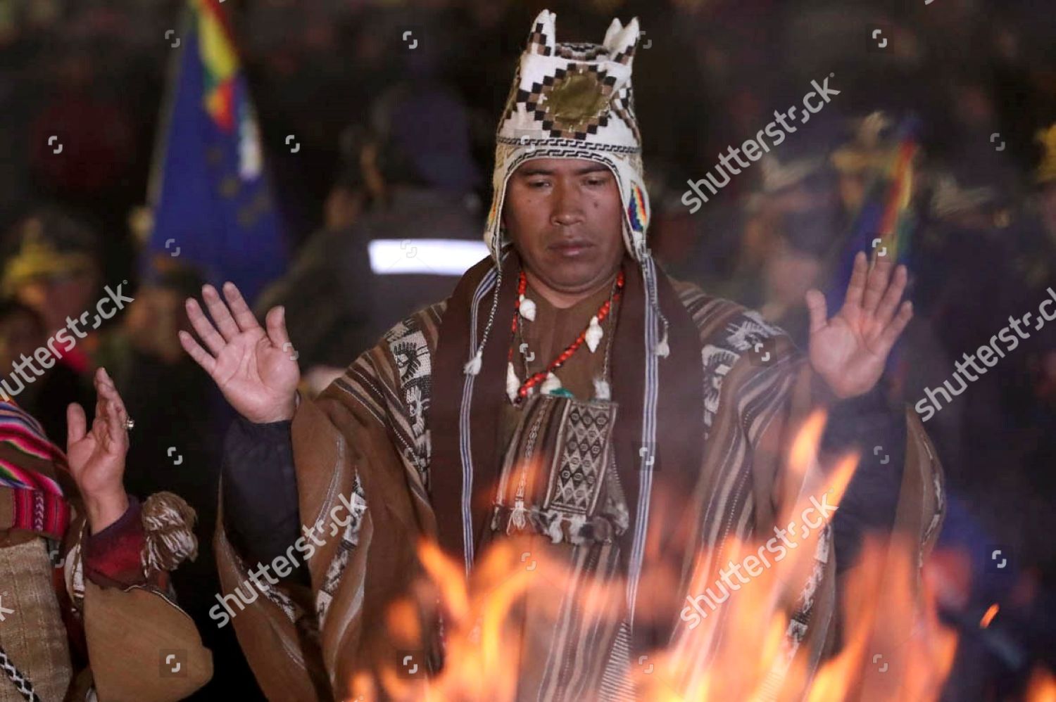 Priests Aymara Indigenous Nation Takes Part Editorial Stock Photo ...