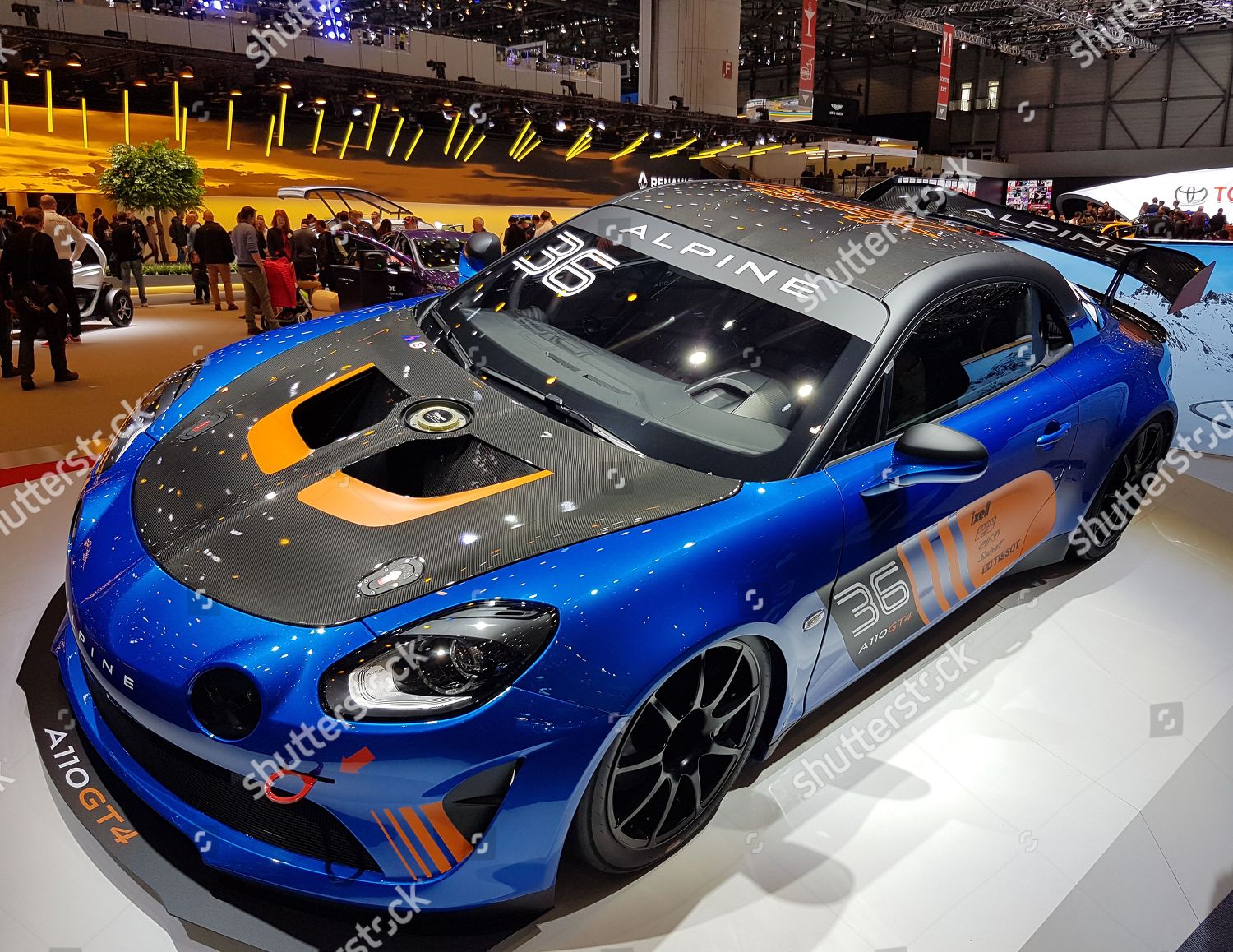 Alpine A110 Gt4 Editorial Stock Photo - Stock Image | Shutterstock