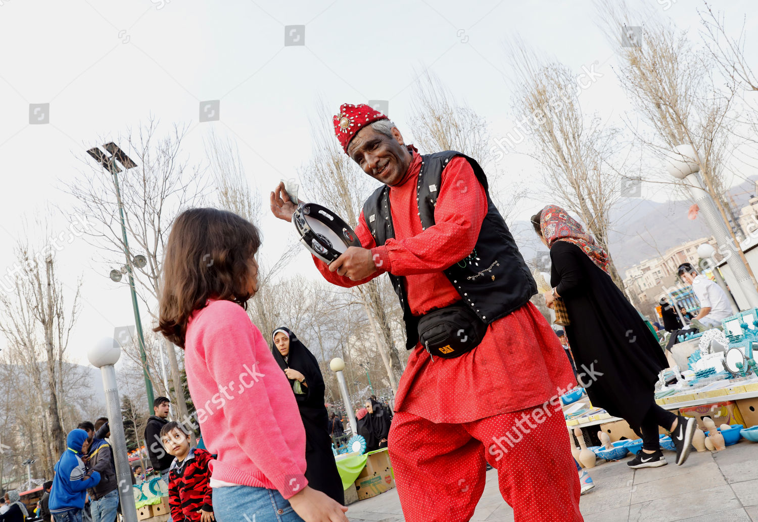 Iranian Man Dressed Haji Firouz Which Editorial Stock Photo - Stock ...