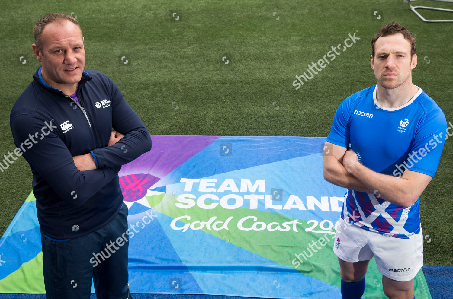 John Dalziel Coach Scott Riddell Captain Editorial Stock Photo - Stock ...