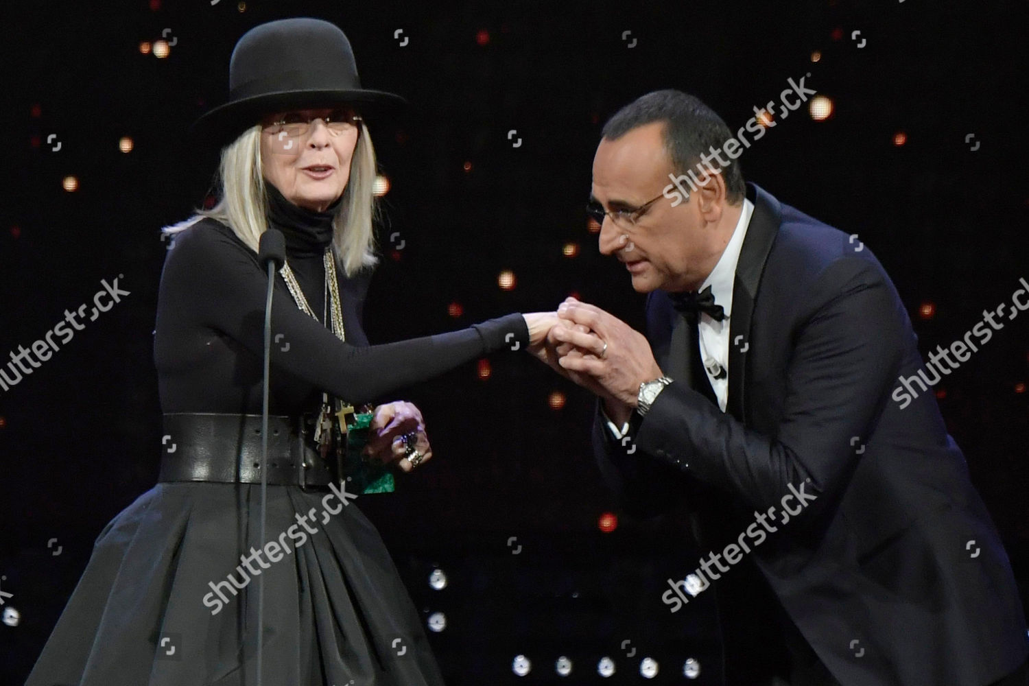 Diane Keaton Carlo Conti Editorial Stock Photo - Stock Image | Shutterstock