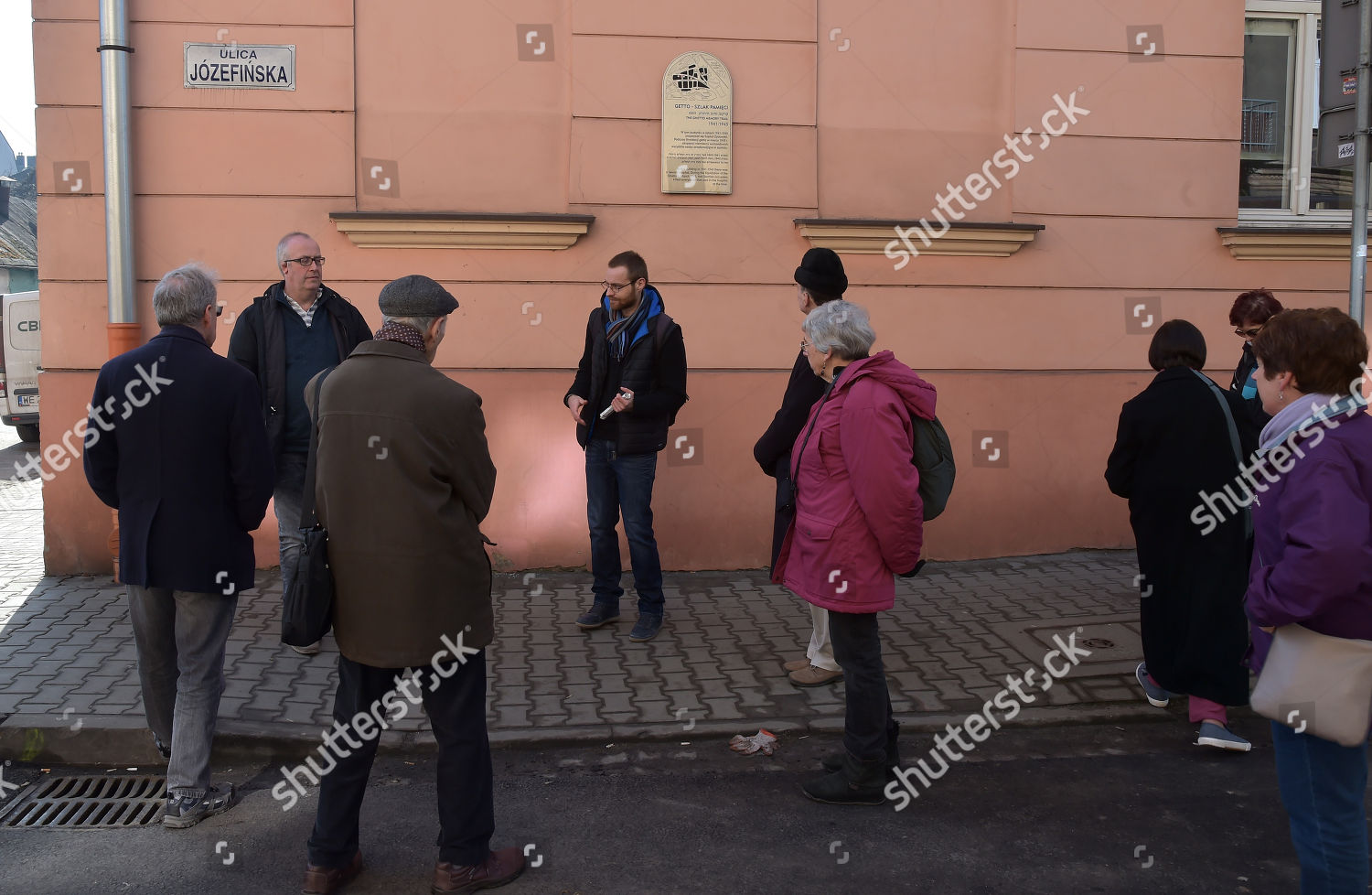 Plaque Hospital That Existed Jewish Ghetto Editorial Stock Photo ...
