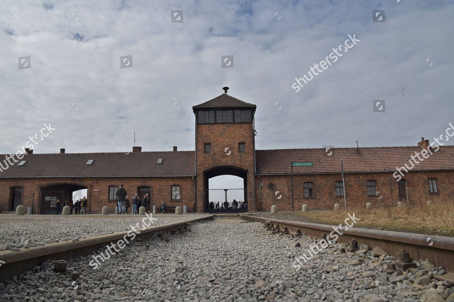 Entrance World War Ll Auschwitz Llberkenau Editorial Stock Photo ...