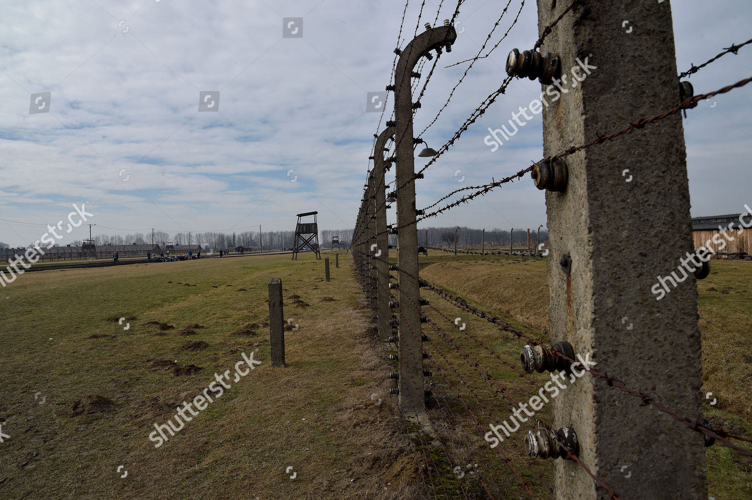 World War Ll Auschwitz Llberkenau Concentration Editorial Stock Photo ...