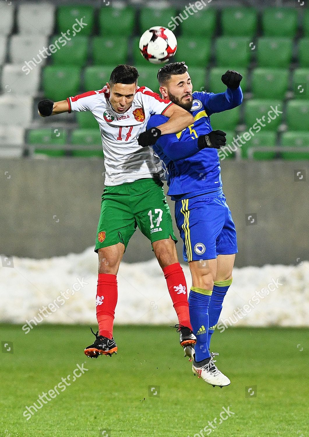 Georgi Milanov Sead Kolasinac Editorial Stock Photo - Stock Image ...