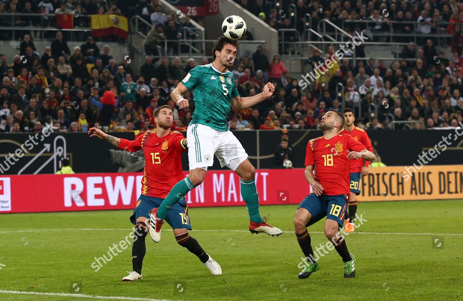 Mats Hummels Sergio Ramos Jordi Alba Editorial Stock Photo - Stock ...