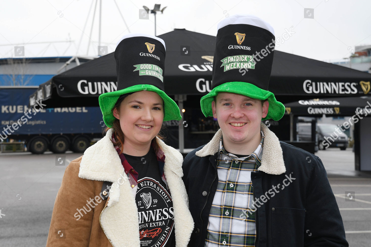 London Irish Fans Guinness Village Ahead Editorial Stock Photo - Stock ...