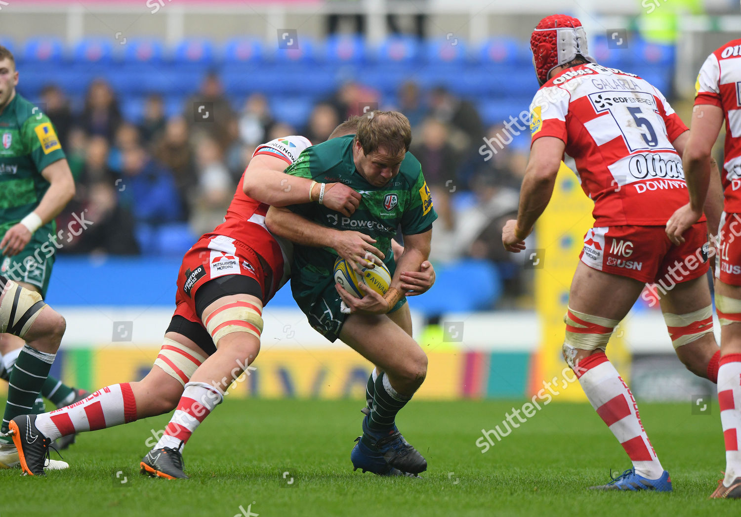 David Paice London Irish Held Tackle Editorial Stock Photo - Stock ...